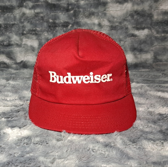 Accessories | Vintage Budweiser Snapback Trucker Hat Cap Made In The ...